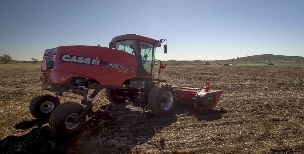 Case introduces new series windrower - Grain Central