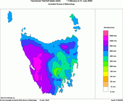 200824 Tasmania update pic 004 rain map - Grain Central