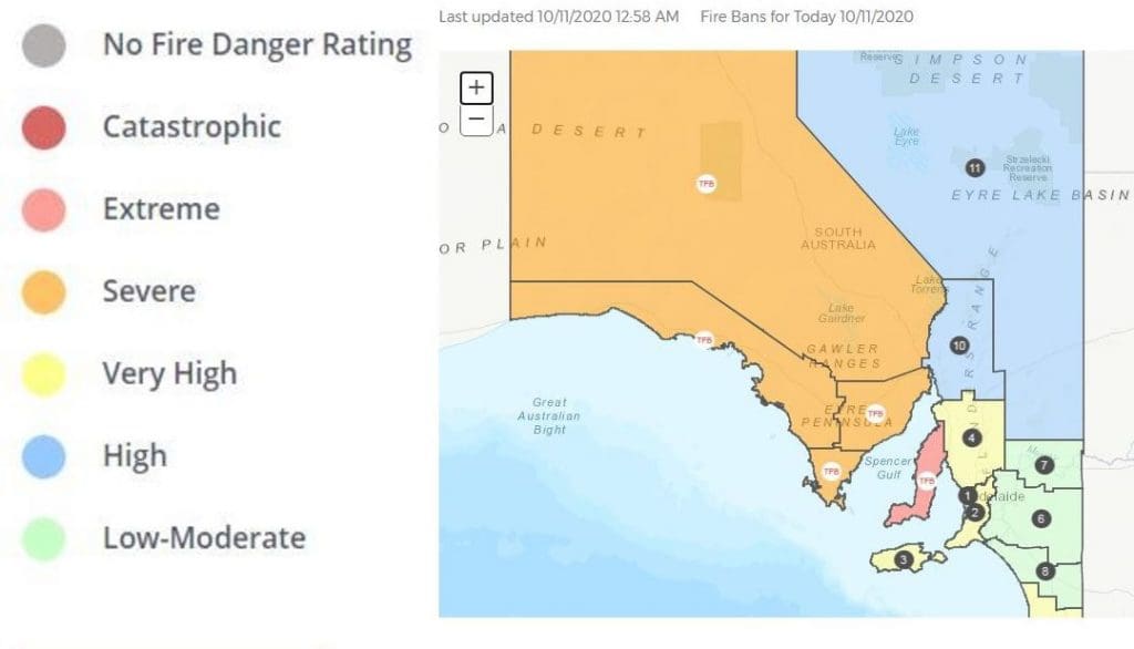 Heat, wind heighten SA harvest fire risk - Grain Central