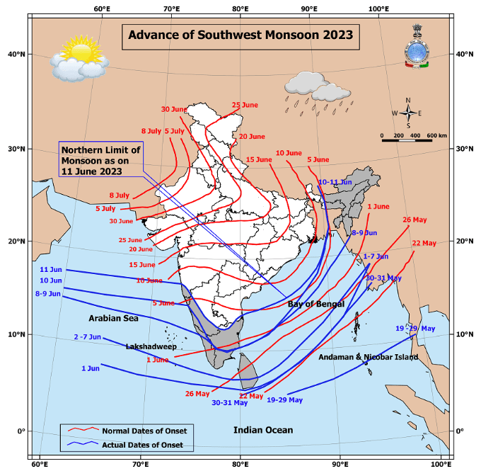 Indian monsoon a skosh late to annual party - Grain Central