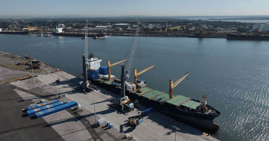 Port of Newcastle gets first regular container service - Grain Central