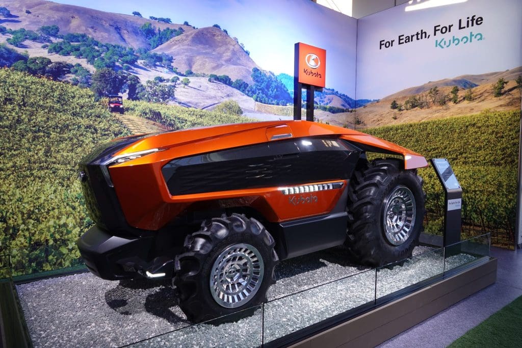 Kubota unveils concept electric tractor at CES 2024 - Grain Central