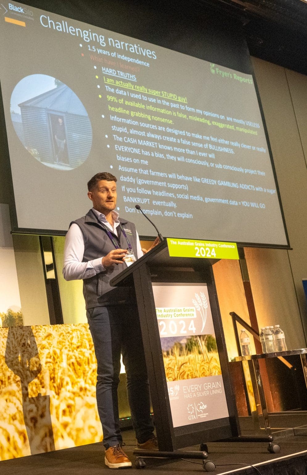 Deverell delivers bearish truths at AGIC - Grain Central