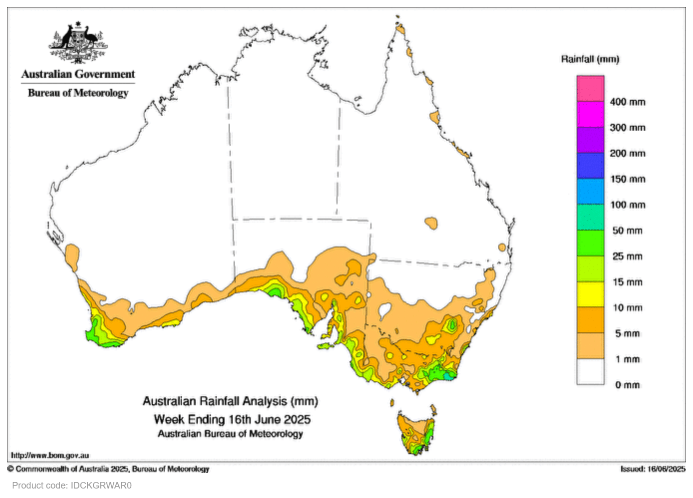 Weekly rainfall update 17 June 2025 + outlook - Grain Central