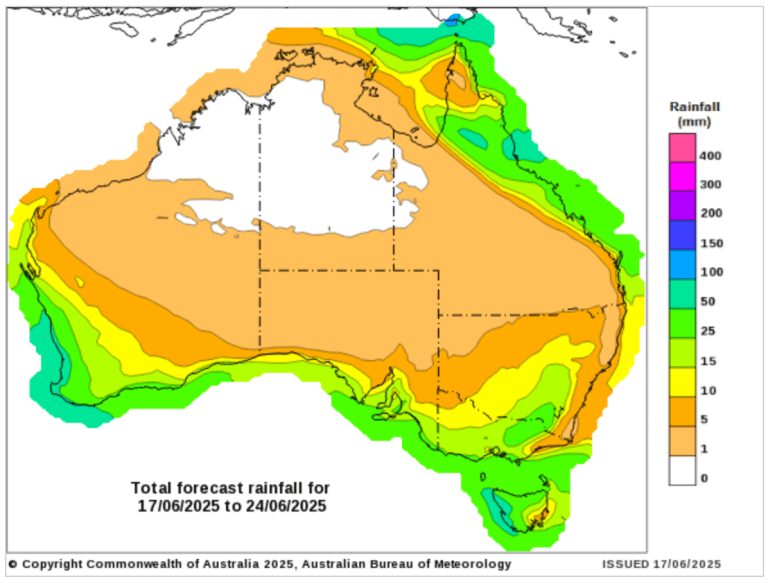 Weekly rainfall update 17 June 2025 + outlook - Grain Central