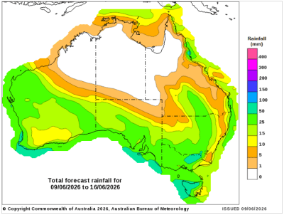 BOM weekly rainfall update 9 June 2026 + outlook - Grain Central